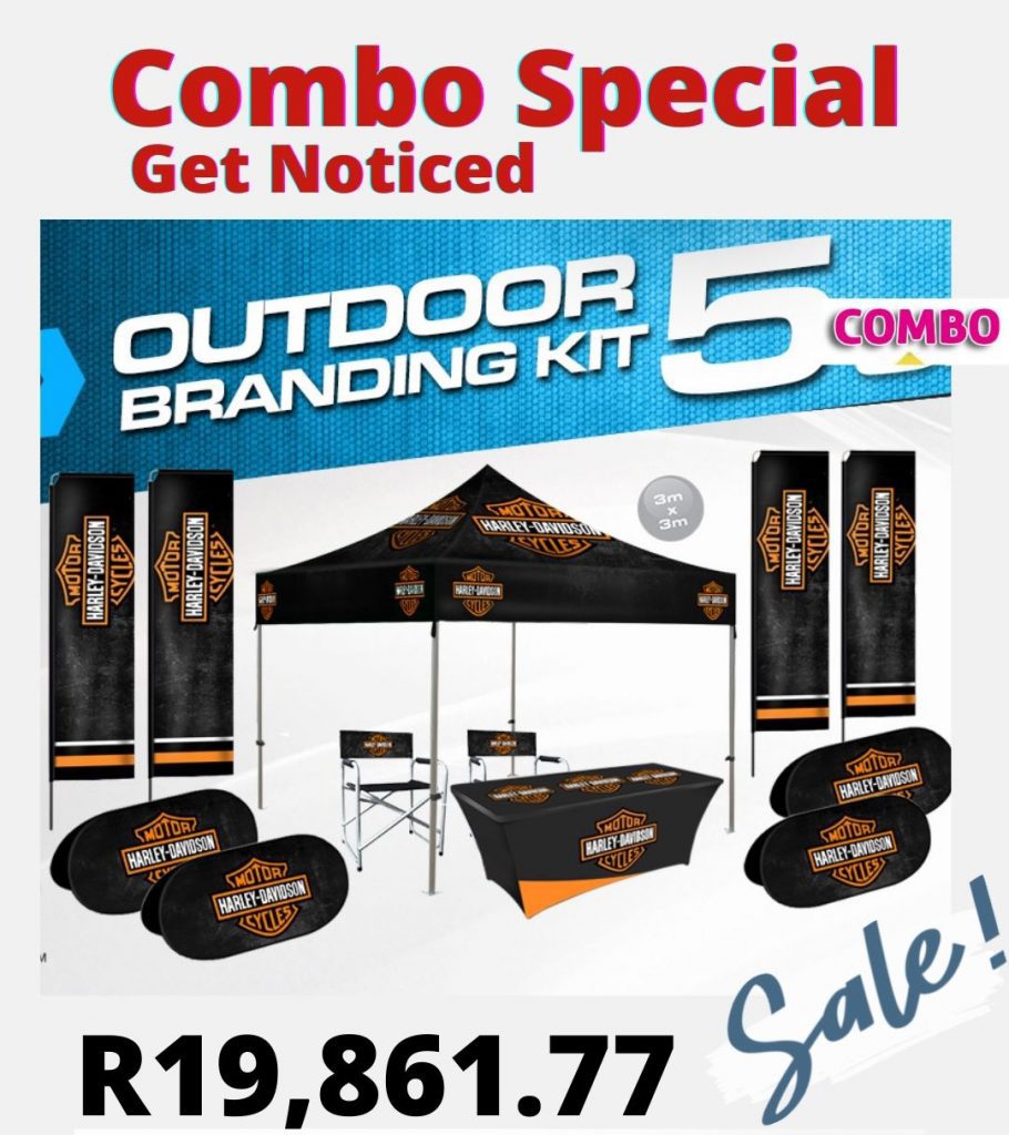 Branded Gazebo Flags Combo Brand Kit - Sourcebranding Digital Agency